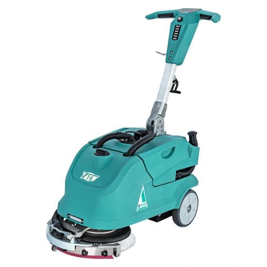 TVX T16 Compact Walk Behind Battery Powered Scrubber Dryer