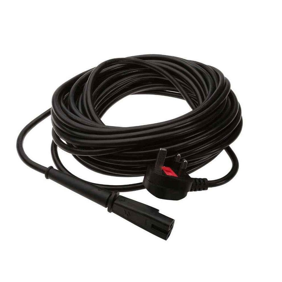 15m 3 Core Black Mains Cable For Floor Buffers - Victor Sprites - Taski ...