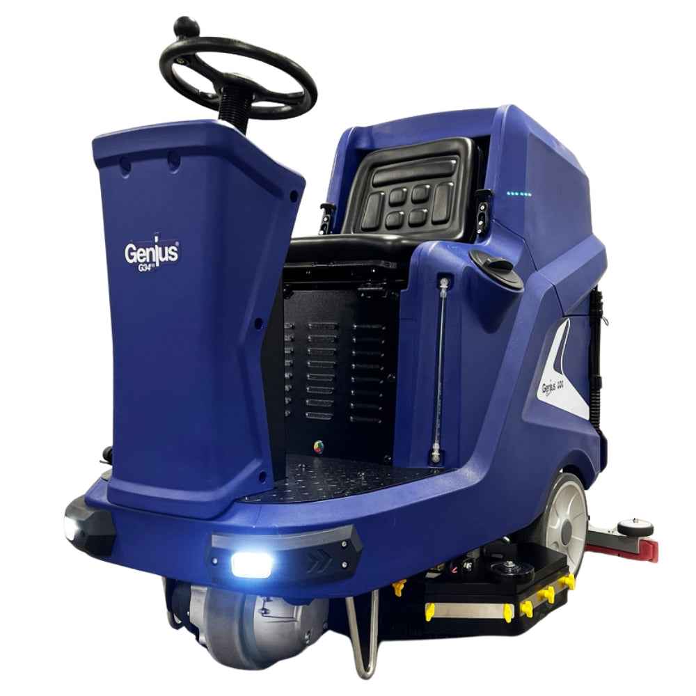 Genius G34RB Compact 34" Ride On 130ltr Scrubber Dryer - Commercial ...