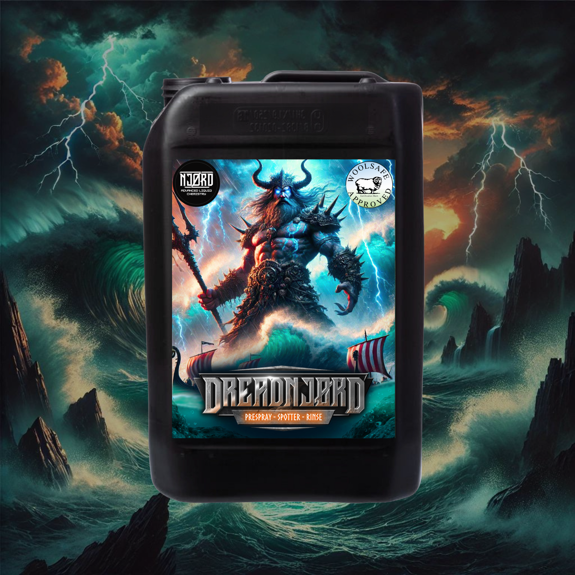 Njord DreadNjord 6l - Woolsafe Pre Spray, Spotter & Rinse With ...